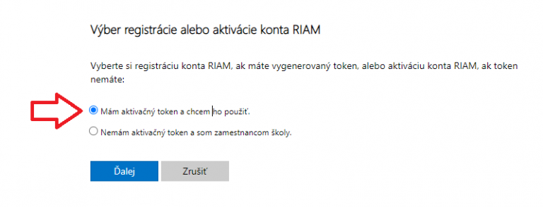 RIAM konto a vyplnenie dotazníka | Konzervatórium