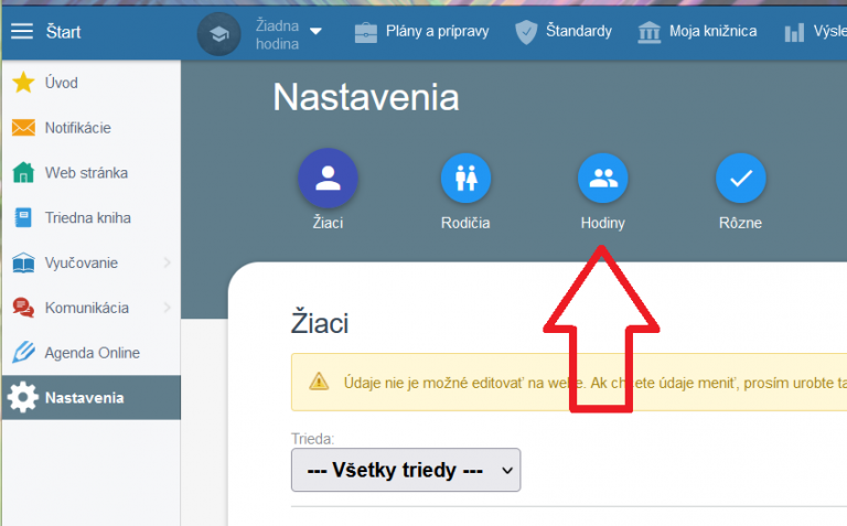 Návod na tvorbu rozvrhu v EduPage | Konzervatórium