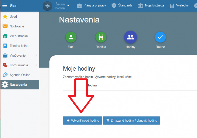Návod na tvorbu rozvrhu v EduPage | Konzervatórium