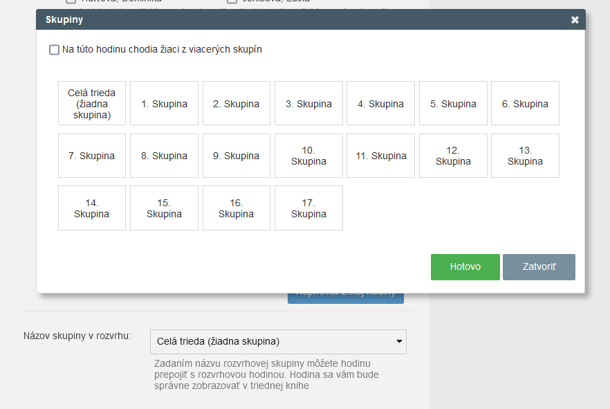 Návod na tvorbu rozvrhu v EduPage | Konzervatórium